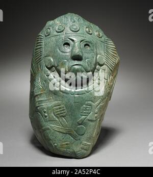 Tlaloc, dieu de la pluie, de la sculpture, de l'eau fontaine, carreaux ...
