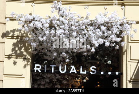 Logo du magasin de la marque « rituels ».Rituals est une entreprise de ...