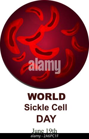 Les symptômes de l'Anémie de cellules de faucille. Journée mondiale de ...