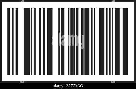 L'icône du lecteur de codes-barres, style plat Image Vectorielle Stock ...