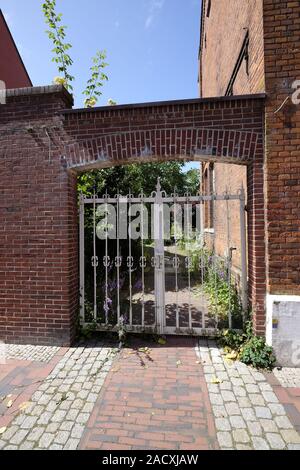 Vue sur la ville de la ville Norden, Landkreis Hannover, Basse-Saxe ...