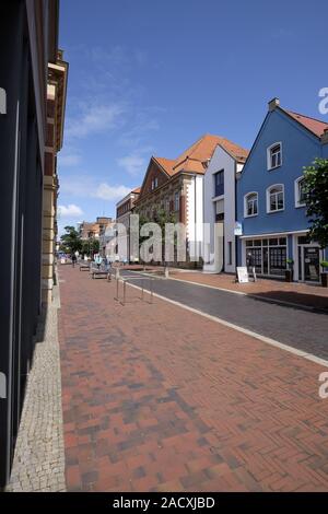 Vue sur la ville de la ville Norden, Landkreis Hannover, Basse-Saxe ...