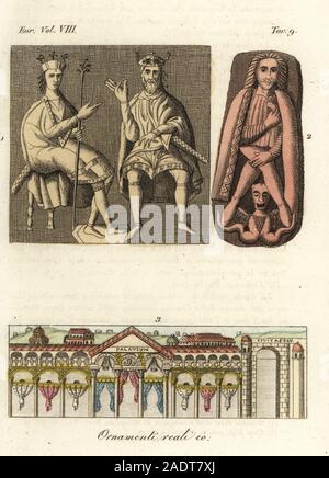 Costume de Frédéric I, empereur romain germanique, Frédéric Barberousse ...