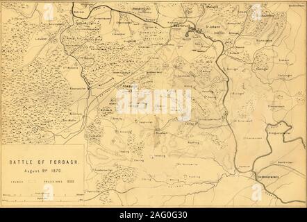 Bataille de Spicheren ou bataille de Forbach, le 6 août 1870, Guerre ...