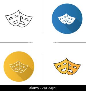 Vecteur d'icône de rire, signe plat rempli, pictogramme solide isolé ...