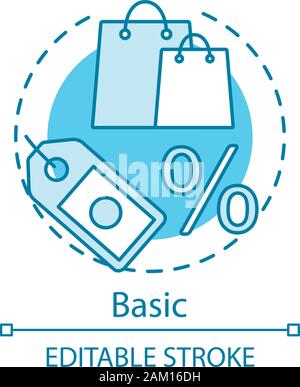 Concept de base de l'icône. Rabais et primes tarif abonnement ligne ...