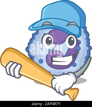 Cellule basophil dessin de personnage de dessin animé ayant le visage ...