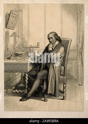 1650 ca. France : le célèbre physicien français , mathématicien ...