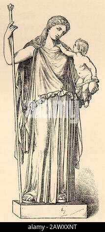 La mythologie grecque. Les trois grées. Les trois 'vieux' ou 'femmes ...