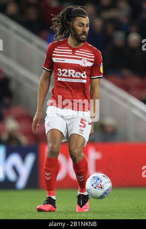 Middlesbrough, ANGLETERRE - 26 FÉVRIER Ryan Shotton de Middlesbrough en ...