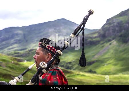 Grande Bretagne, Ecosse, cornemuse, instrument de musique, instrument ...