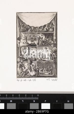 Christ in Hof van Getsemane, Pieter de Jode (I), d'après Andrea Boscoli, 1590 - 1632 imprimer ...