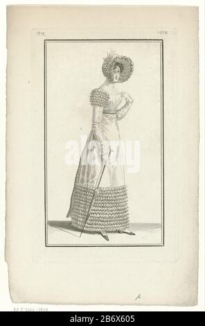 Femme vêtue d'une robe de percale de coton (percale) à la Vierge. Pour ...