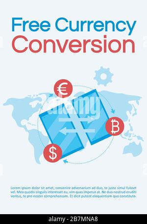 Modèle d'affiche de transfert d'argent international. Transaction ...