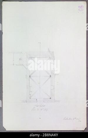 Tour Bichat plan 2ème étage et grand détail Anonyme. Tour Bichat (ou ...