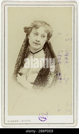 Portrait de Miss Mortimer, actrice. Portrait de Miss Mortimer, actrice ...