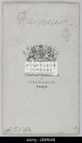 Portrait de Fantine (actrice) Portrait de Fantine, actrice. Carte de ...