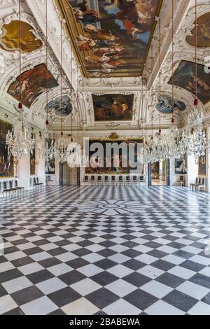 Palais Eggenberg le 2 mai 2014 à Graz. Le palais construit en 1625-1635 ...
