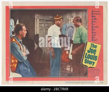 L'histoire de Joe Louis, Coley Wallace, John Marley, 1953 Photo Stock ...