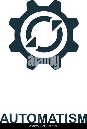 Automatisme, icône de processus. Illustration vectorielle Image ...