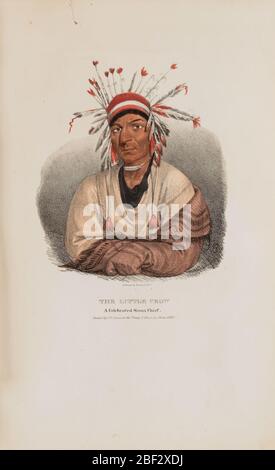 PETIT CROW. Un CHEF SIOUX, de l'histoire des tribus indiennes d ...