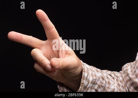 signaux de doigt, langage non verbal, symboles et signaux, conversation ...