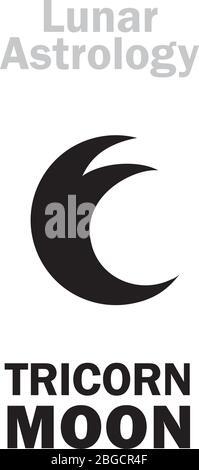 Astrologie ordre alphabétique: Triple LUNE. Symbole mystique de la ...