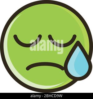 déception drôle smiley émoticone expression de visage vecteur ...