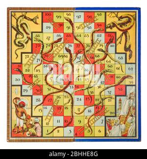 Jeu de serpents et échelles Photo Stock - Alamy