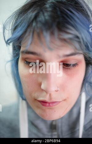African American Depressive triste Cœur brisé Concept Photo Stock - Alamy