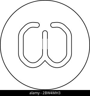 Omega grec symbole petite lettre minuscule icône police contour ...