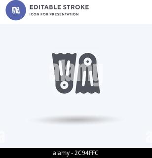 Vecteur d'icône de fin, signe plat rempli, pictogramme solide isolé sur ...