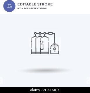 Vecteur d'icône de ressource, signe plat rempli, pictogramme solide ...