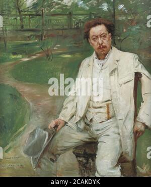 Corinth Lovis - Portrait du pianiste Conrad Ansorge - École allemande ...