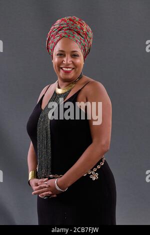L'écrivain, journaliste et producteur kenyan Maimouna Jallow assiste à ...