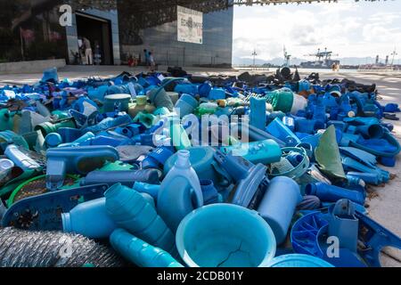 Mar Invadido, ou océan envahi, est une pièce d'art contemporain par ...