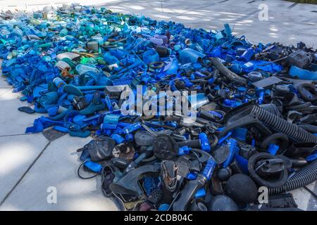 Mar Invadido, ou océan envahi, est une pièce d'art contemporain par ...