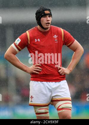 Seb Davies au pays de Galles lors du match de la coupe du monde de ...