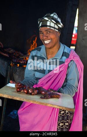 Braai sud-africain traditionnel. Braai ou barbecue, barbecue. Viande ...