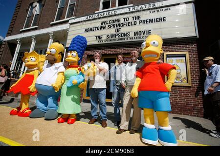 David Silverman, Directeur 'The Simpsons Movie' Première Mondiale ...
