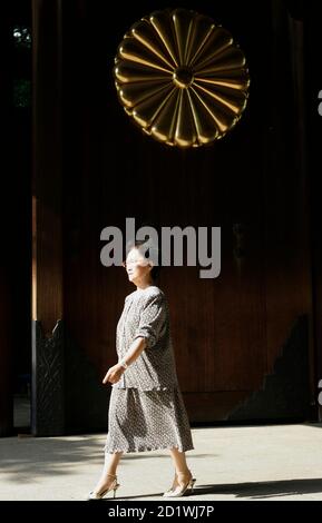Yuko Tojo, petite-fille du chef de guerre du Japon, le général Hideki ...