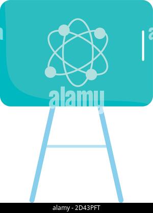 Tableau de présentation sur fond blanc, vector illustration Image ...