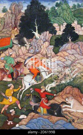 Abu'l-Fath Jalal ud-Din Muhammad Akbar, Akbar aka I et Akbar le grand ...