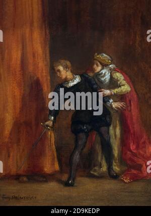 Hamlet and HIS Mother, Eugene Delacroix, 1849, Metropolitan Museum of ...