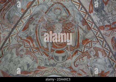 La peinture murale dans l'abside de l'église de S. Maria in Pallara (ou ...