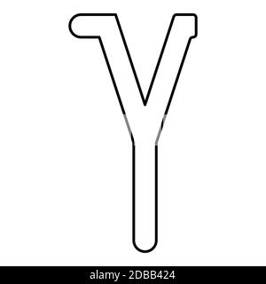 Signe gamma. Lettre gamma, symbole de l'alphabet grec, arrière-plan à ...