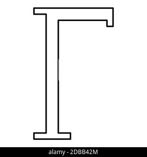Signe gamma. Lettre gamma, symbole de l'alphabet grec, arrière-plan à ...