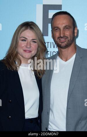 Emilie Dequenne and Michel Ferracci attending the screening of Valley ...