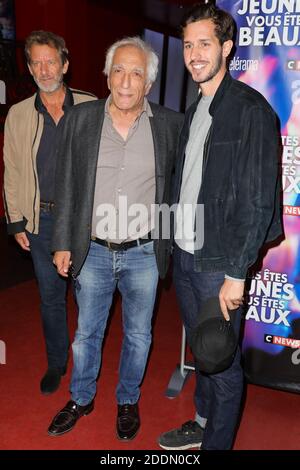 Vincent Winterhalter, Gerard Darmon, Victor Belmondo assister à la ...