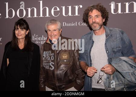Claude Lelouch et sa compagne Valerie Perrin assistent à la première du ...